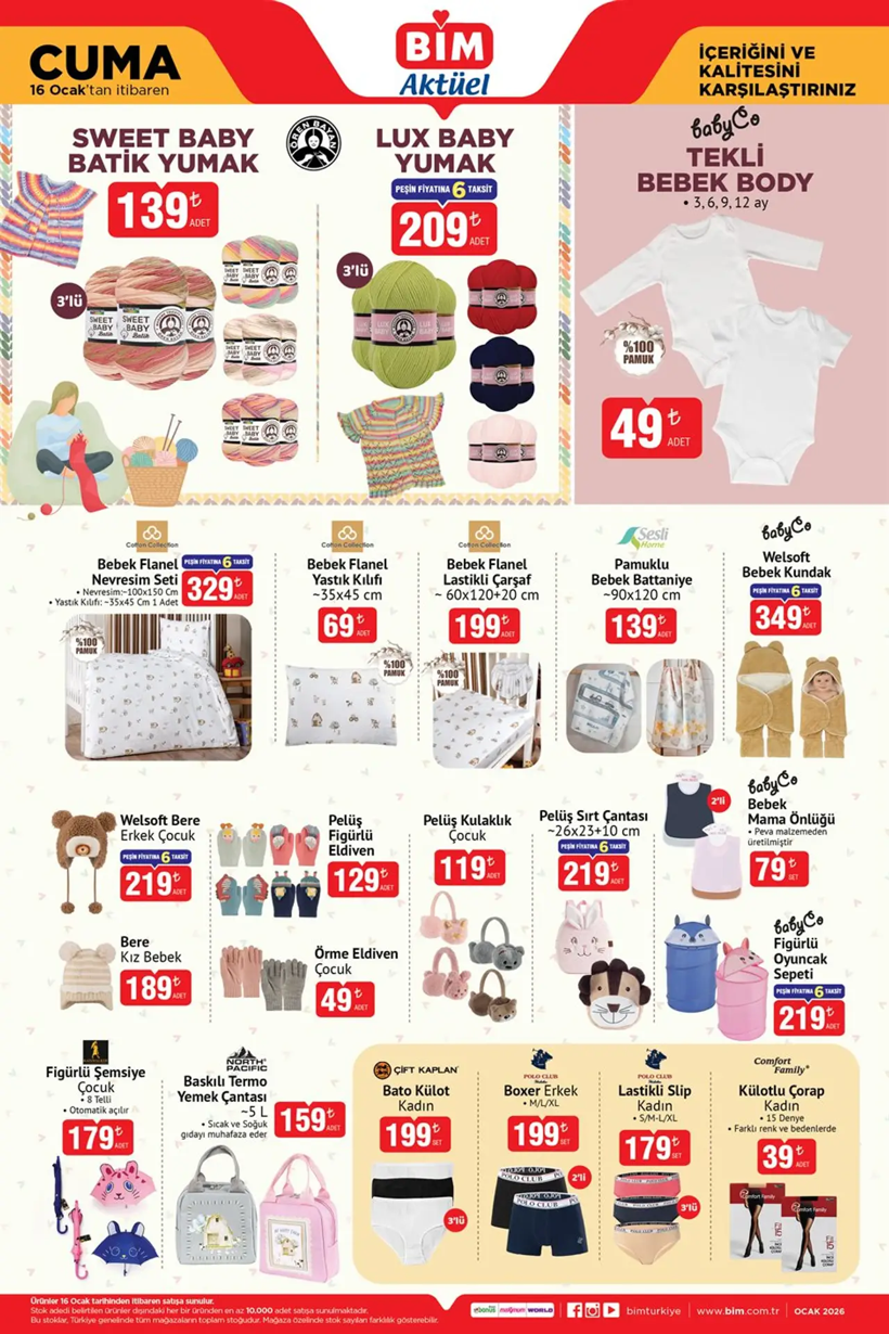 BİM 16 OCAK 2025 AKTÜEL KATALOĞU, BİM'de hangi ürünler indirimde? BİM ...